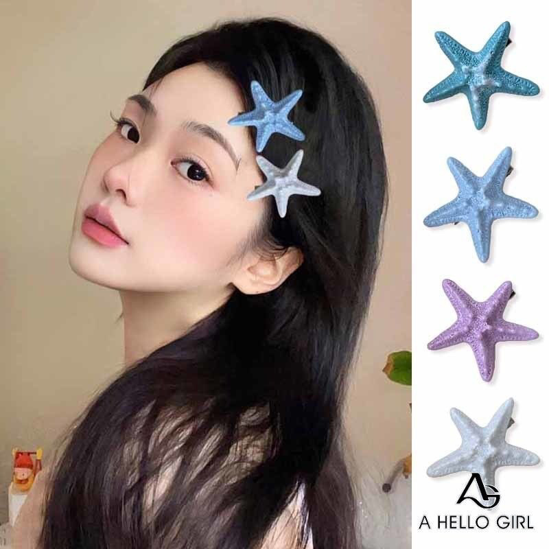 Starfish clip, cute beach hair clip for summer travel 2025 | Shopee ...