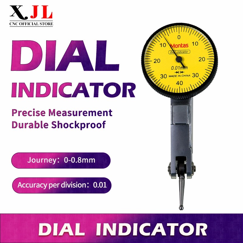 Dial Indicator Set 0-0.8mm Precision Magnetic Meter Seat Shockproof ...