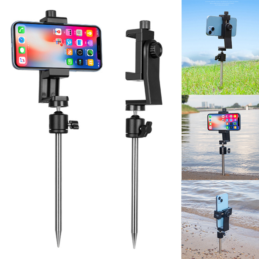 Outdoor Fishing Plug-in Cell Phone Holder Multifunctional Beach Golf ...