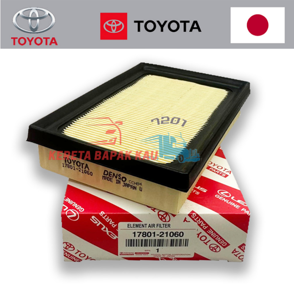 TOYOTA 17801-21060 AIR FILTER PRIUS C / SIENTA / ALTIS 2019 / C-HR ...