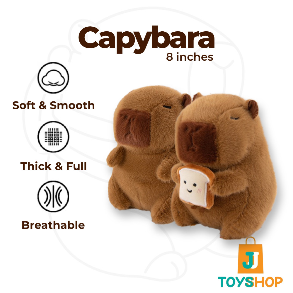 20cm Capybara Plush Toy Birthday Party Gift For Kids Anak Patung Comel ...