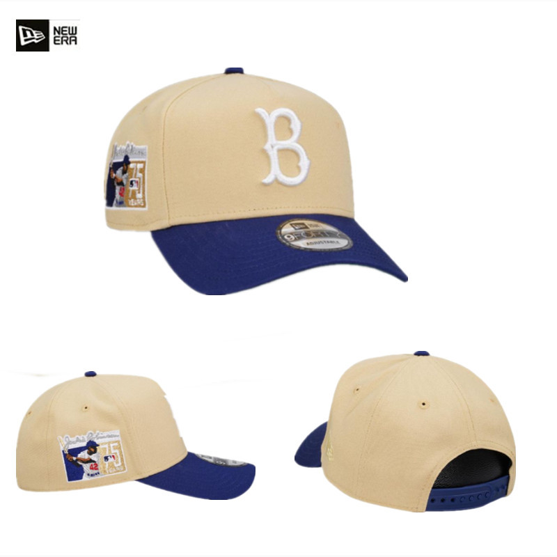 New Era Brooklyn Dodgers Jackie Robinson 75th Anniversary Retro Edition ...