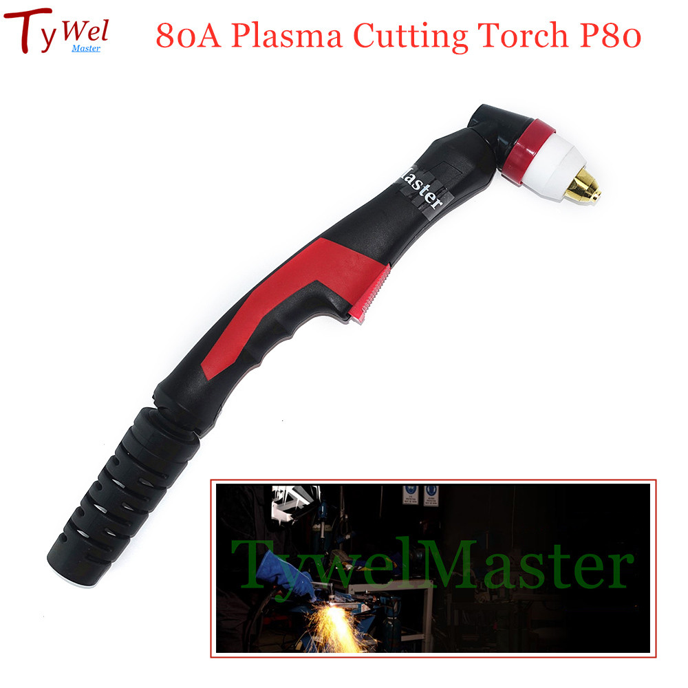 80A Plasma Cutting Torch P80 Torch Plasma Gun Pilot Arc HF for Plasma ...