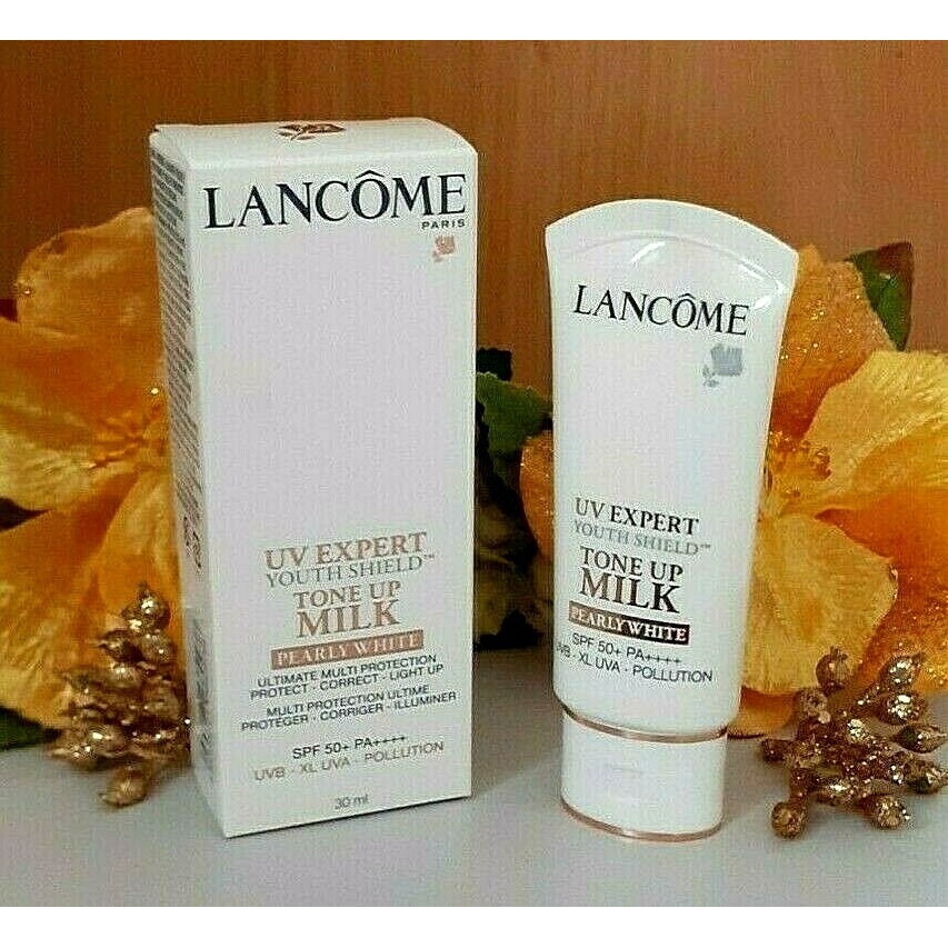 Lancome UV Expert Youth Shield UV Tone Up Milk Pearly White SPF50+PA++++ 30mL New box New box ...