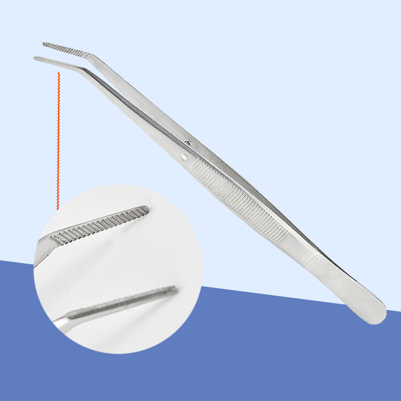 Dental Cotton Tweezers Cotton Roll Filling Clip Stainless Steel Nail ...