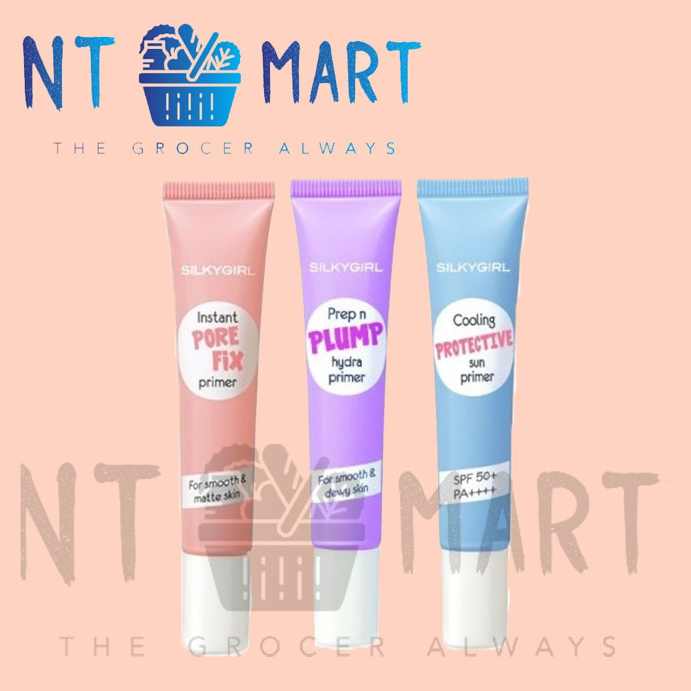 Silkygirl Instant Prep N Plump Hydra Primer / Pore Fix Primer /Cooling ...