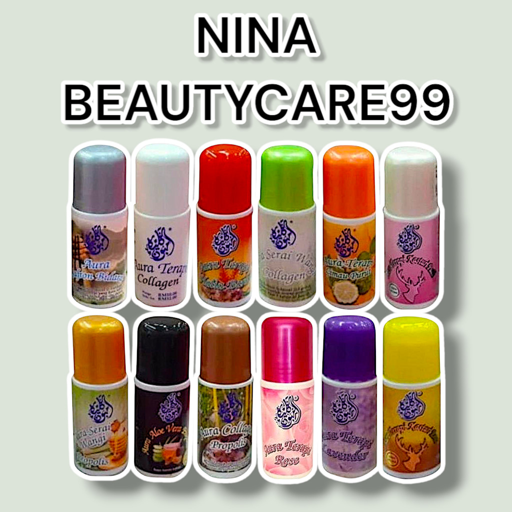 AURA TERAPI Roll On Minyak Wangi 100% ORIGINA Geliga Embun Essential ...