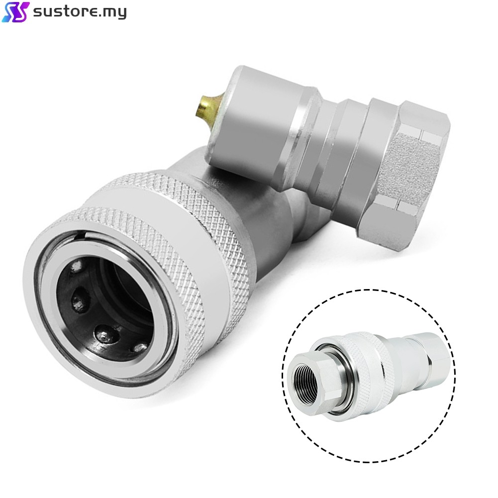 [Super] 1 Set Male Female Carbon Steel Hydraulic Close Type Quick ...
