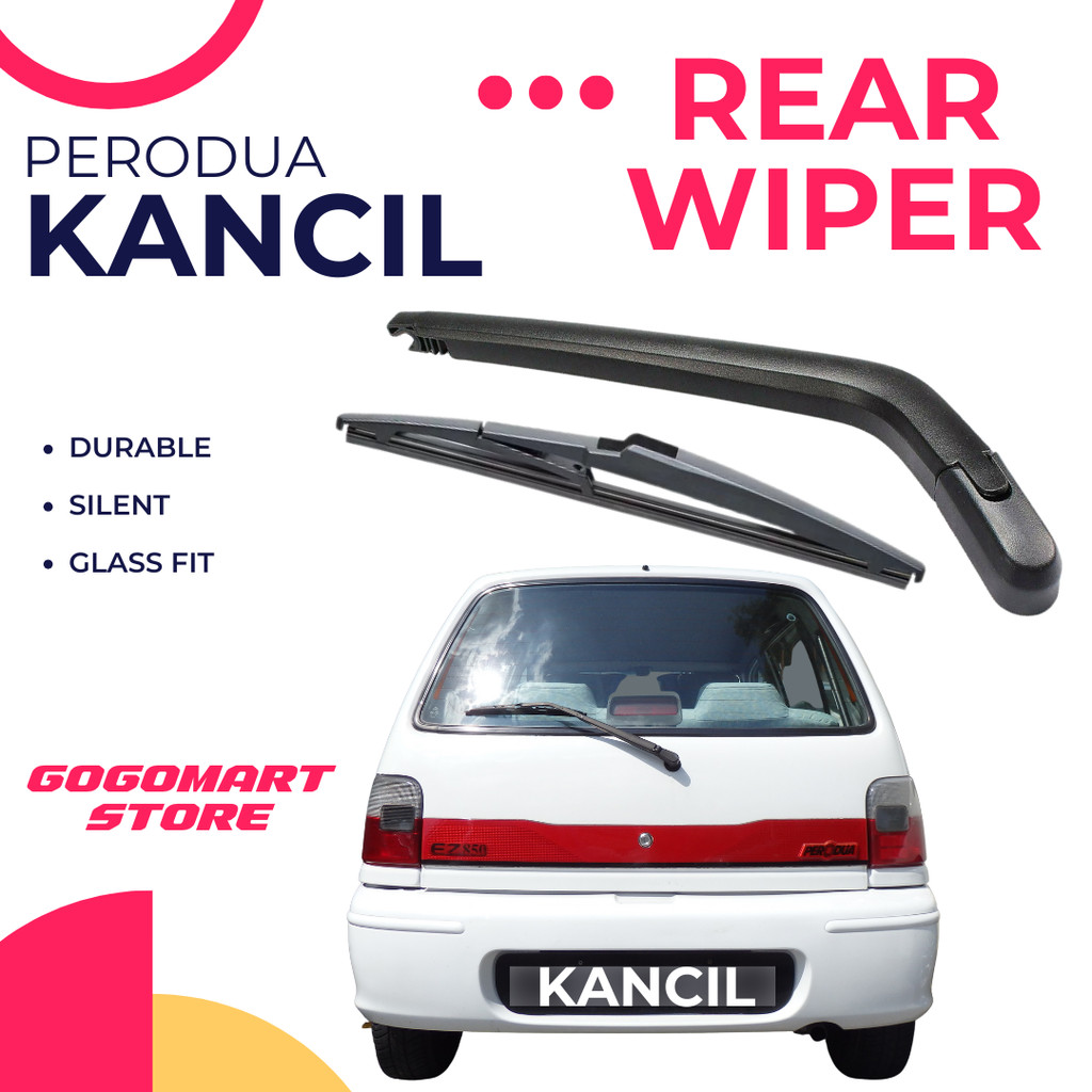 PERODUA KANCIL REAR WINDSCREEN WIPER BLADE ARM Car Back Wiper Belakang ...