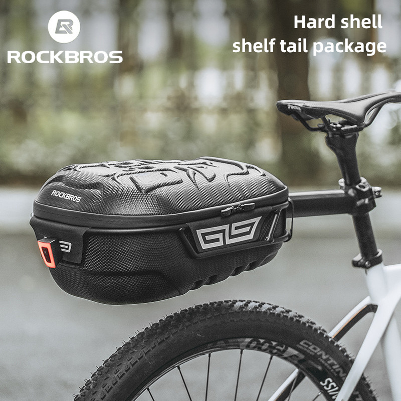 ROCKBROS Hard Shell Bikepack 12L Large Capacity Saddle Bag Rear Bike ...