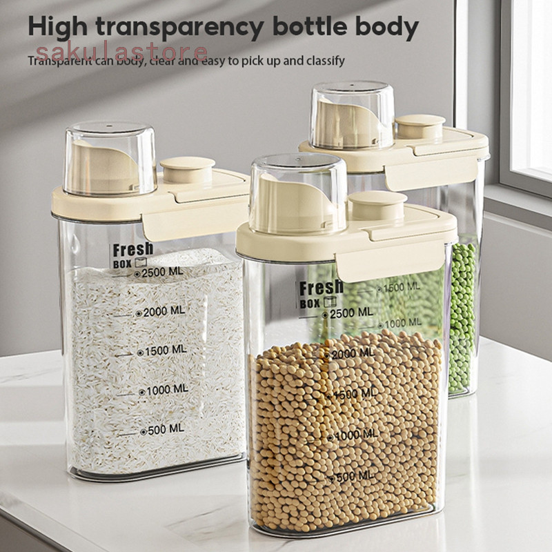 SKL Airtight Container Food Storage Box Leak Proof Kitchen Canister ...