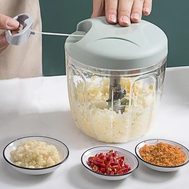 Blender Garlic Chopper Speedy Food Chopper Portable Blender Manual Food ...