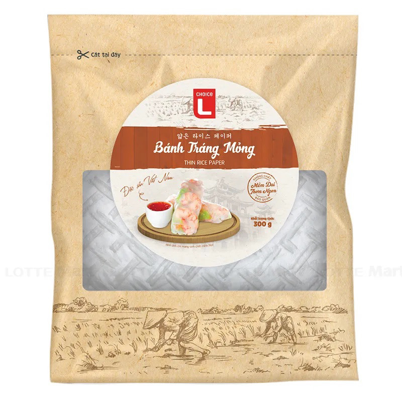 Choice L Thin Rice Paper Pack 300G | Shopee Malaysia