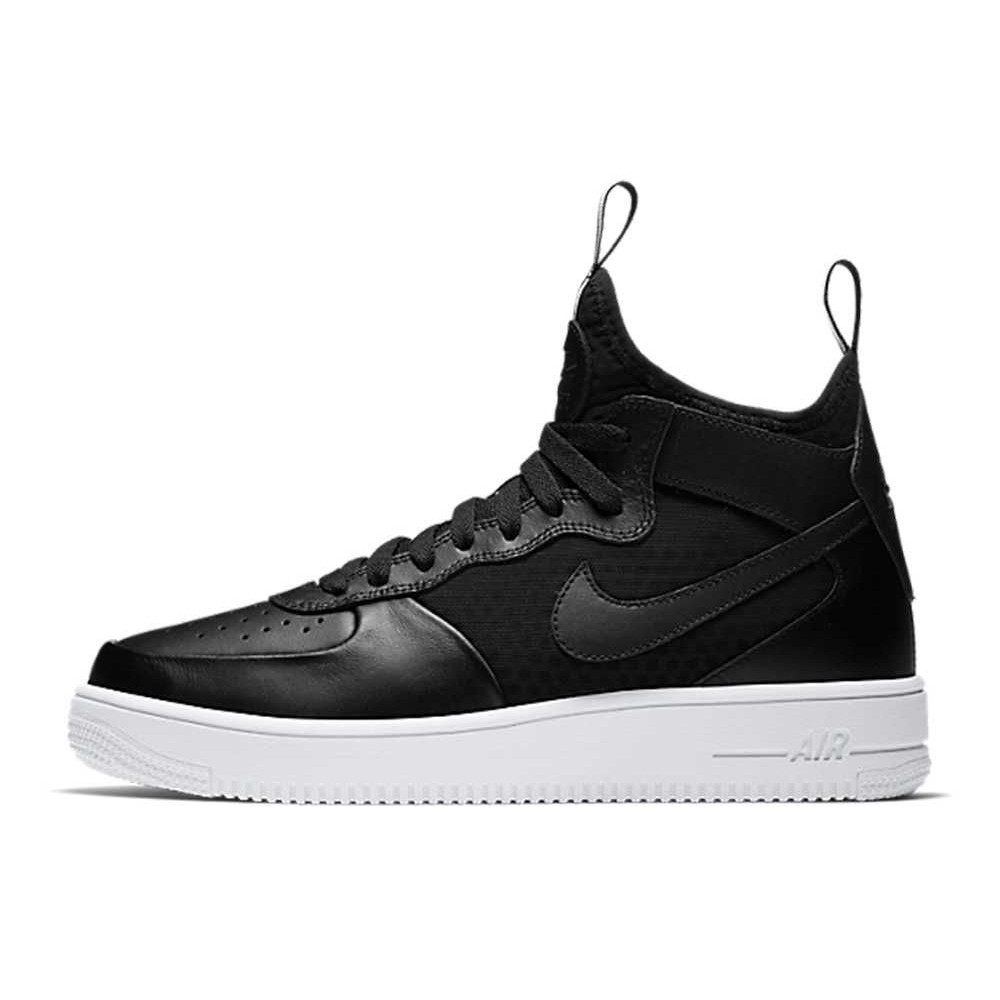 Nike Air Force 1 Ultraforce Mid Black Unused | Shopee Malaysia
