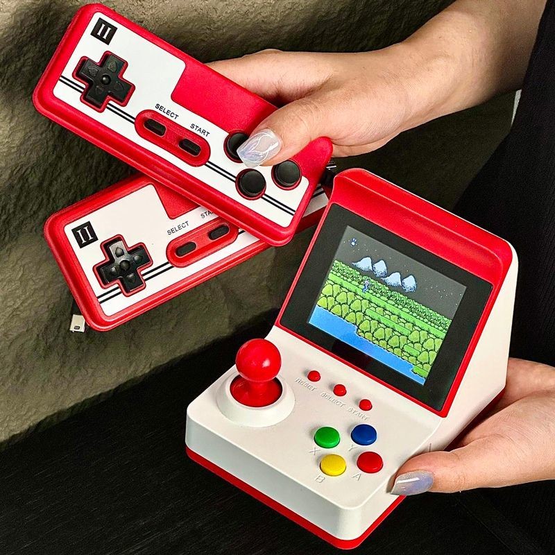 Double Handheld Game Console Connection TV Home Mini Joystick Arcade ...