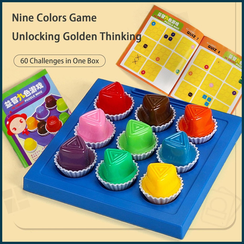 Color Matching Puzzle Brain Exercise Sensory Tabletop Game for Kids ...