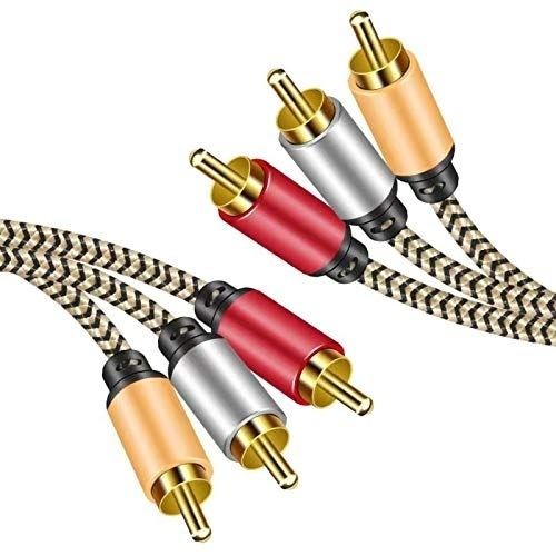 Lvlan AV Cable Three-to-Three Lotus Head TV High-Definition Video Cable ...