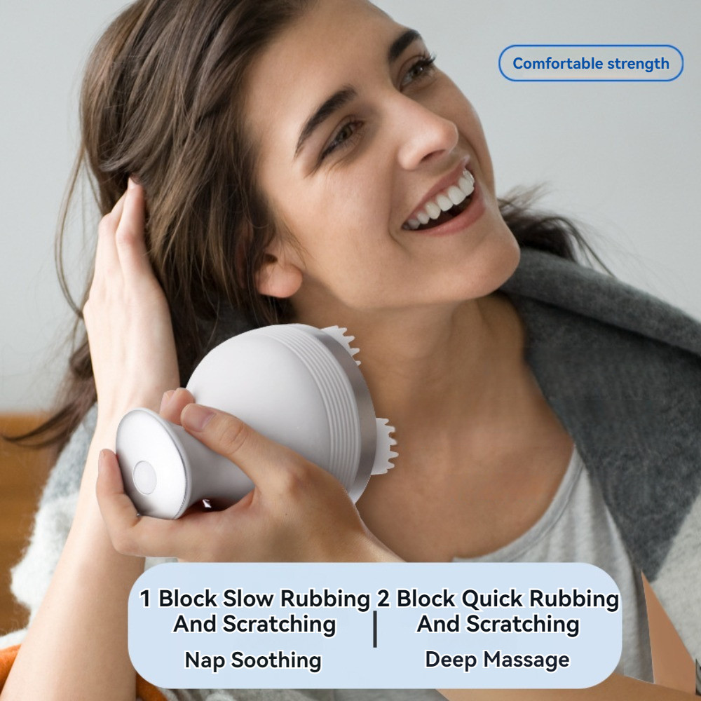 3D Scalp Massager Head Massager With 84 Nodes Release Back Neck Leg ...