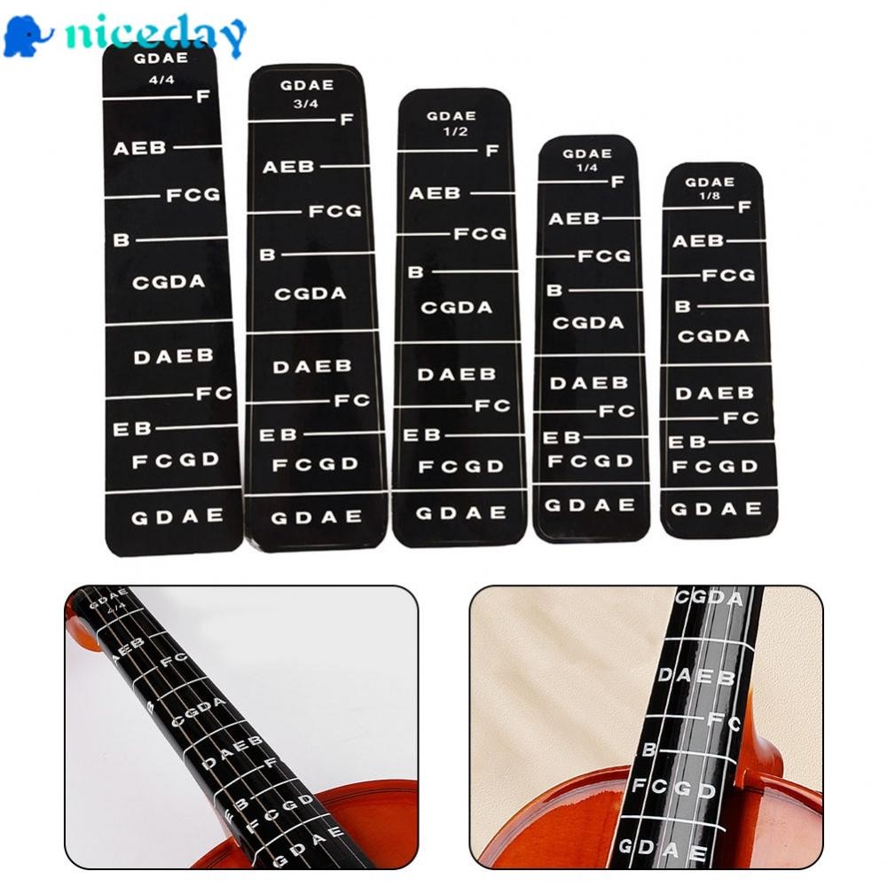 Sticker Intonation Learning Marker Violin 1/8-4/4 14*4*1cm Fingerboard ...