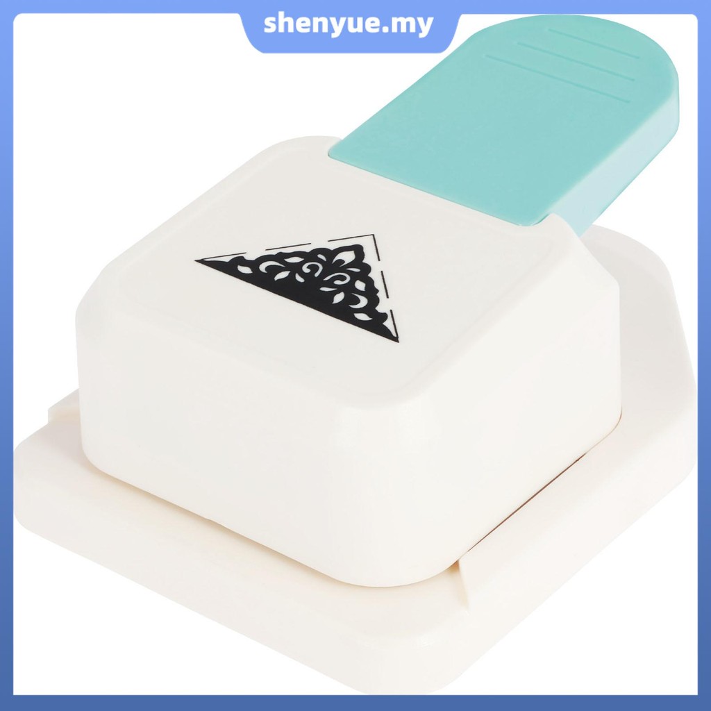 Corner Paper Punch Triangle Shape Corner Puncher Flower Pattern Corner ...