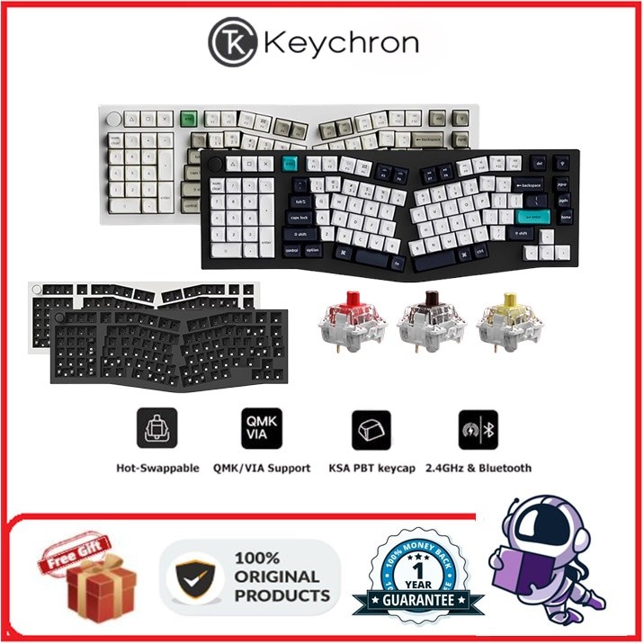 keychron Q14MAX Three-mode aluminum 98-key left-handed mechanical ...
