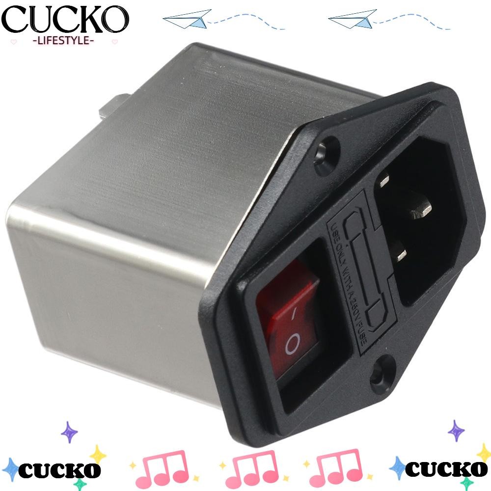CUCKO Noise Suppressor, Single-Phase AC 110/250V Power EMI Filter ...