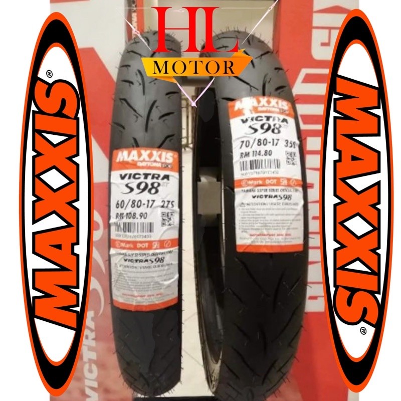 MAXXIS Tayar Maxxis Victra ST S98 F1 Tyre-Size 17 & 14 & 13 inches s-98 ...