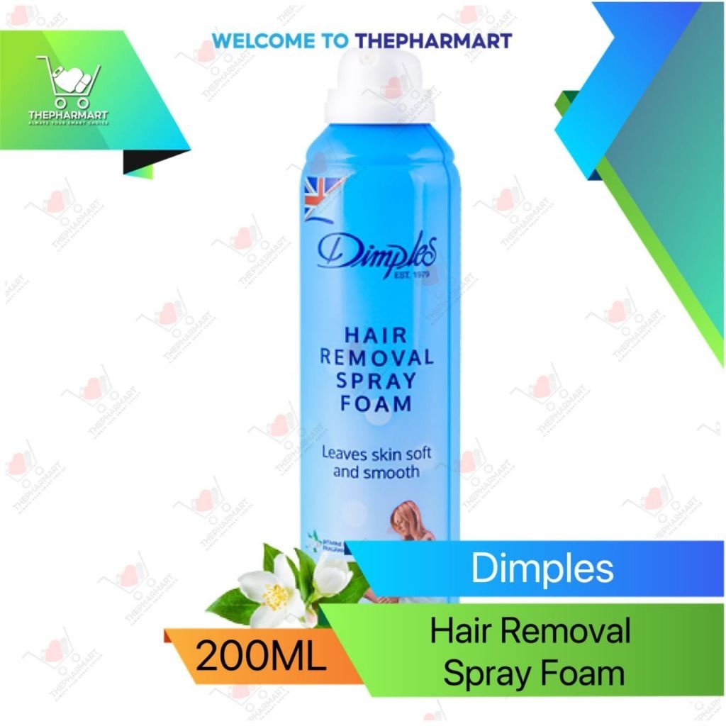 Dimples Hair Removal Spray Foam Jasmine Fresh (200ML) | Shopee Malaysia