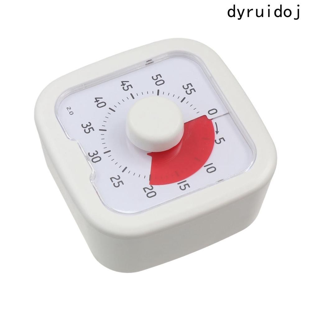 DYRUIDOJ Visual Timer, Silent 60-Minute Countdown Timer, Multi functional with Stand ...