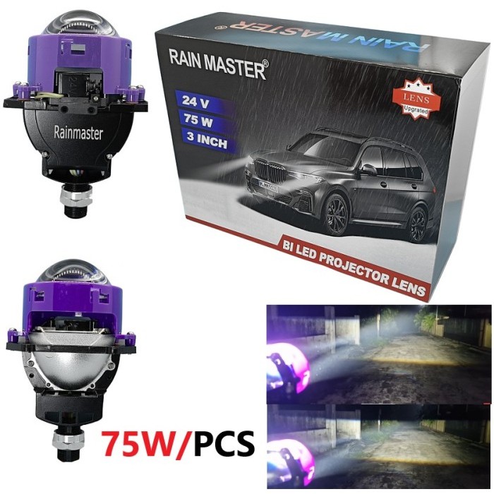 Biled RAINMASTER 24V truck billed projector bus bus headlamp light 3 ...