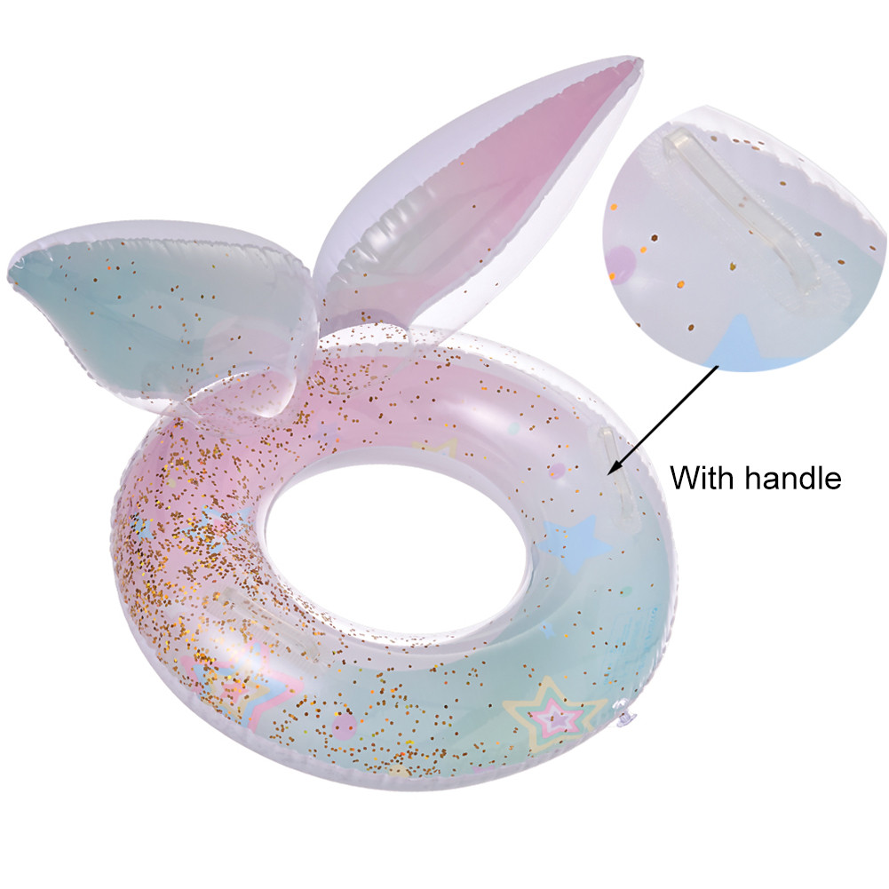 [Redkee.my] Mermaid Tail Sequin Swimming Ring Inflatable Pool Float for ...