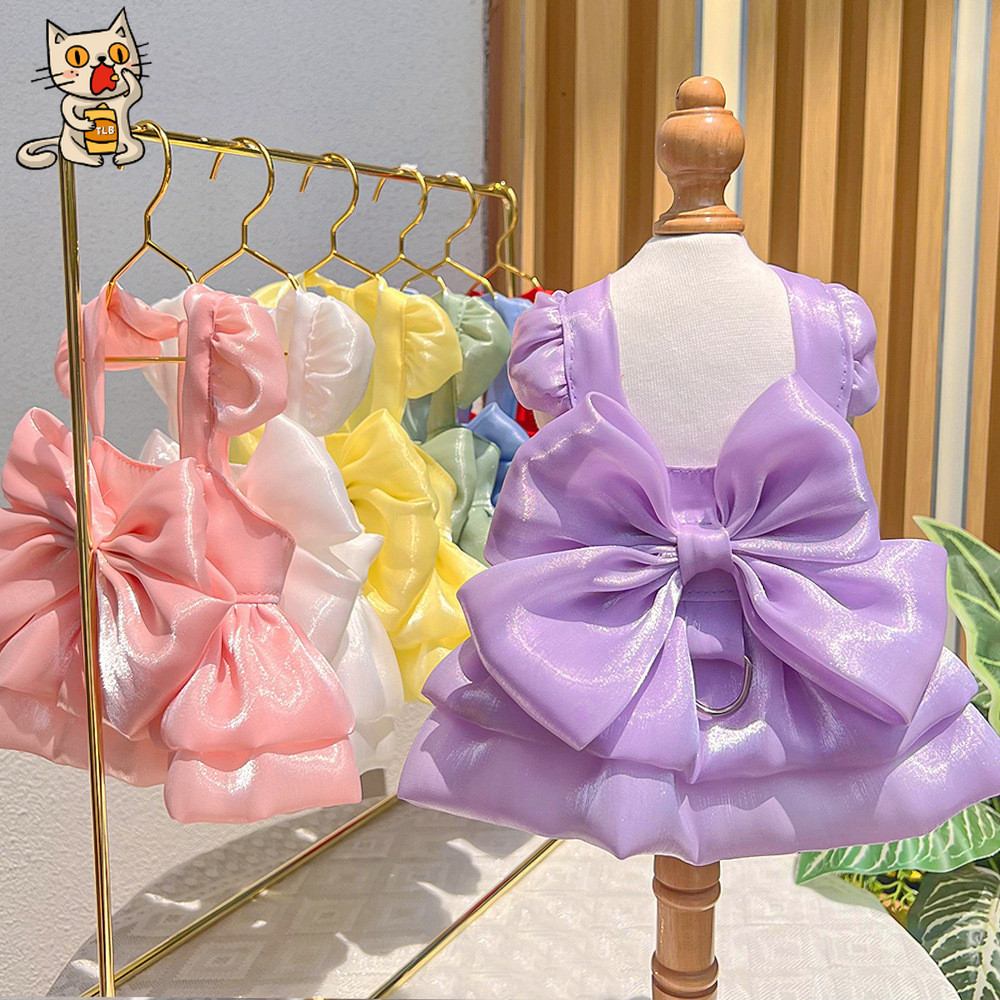 Pet Dress Shirt Dog Clothes Cat Baju Raya Baju Kucing Gaun Anjing Wedding Chinese New Year ...