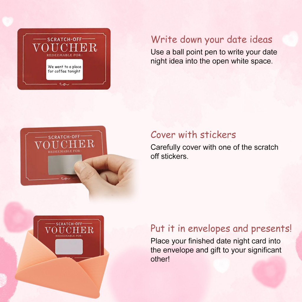 GH| Romantic Date Night Scratch-off Cards Surprise Date Night Scratch ...