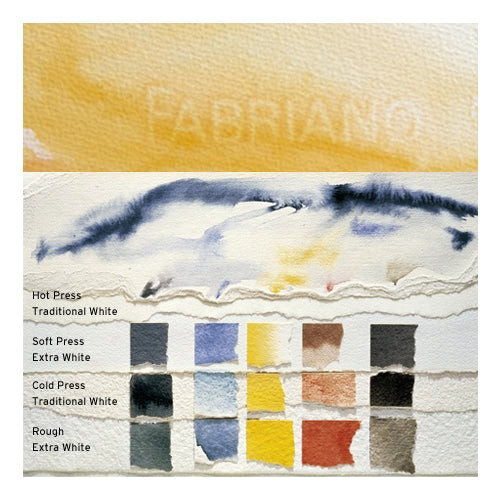 [SAMPLER PACK] Fabriano Artistico Traditional White Watercolor Paper ...