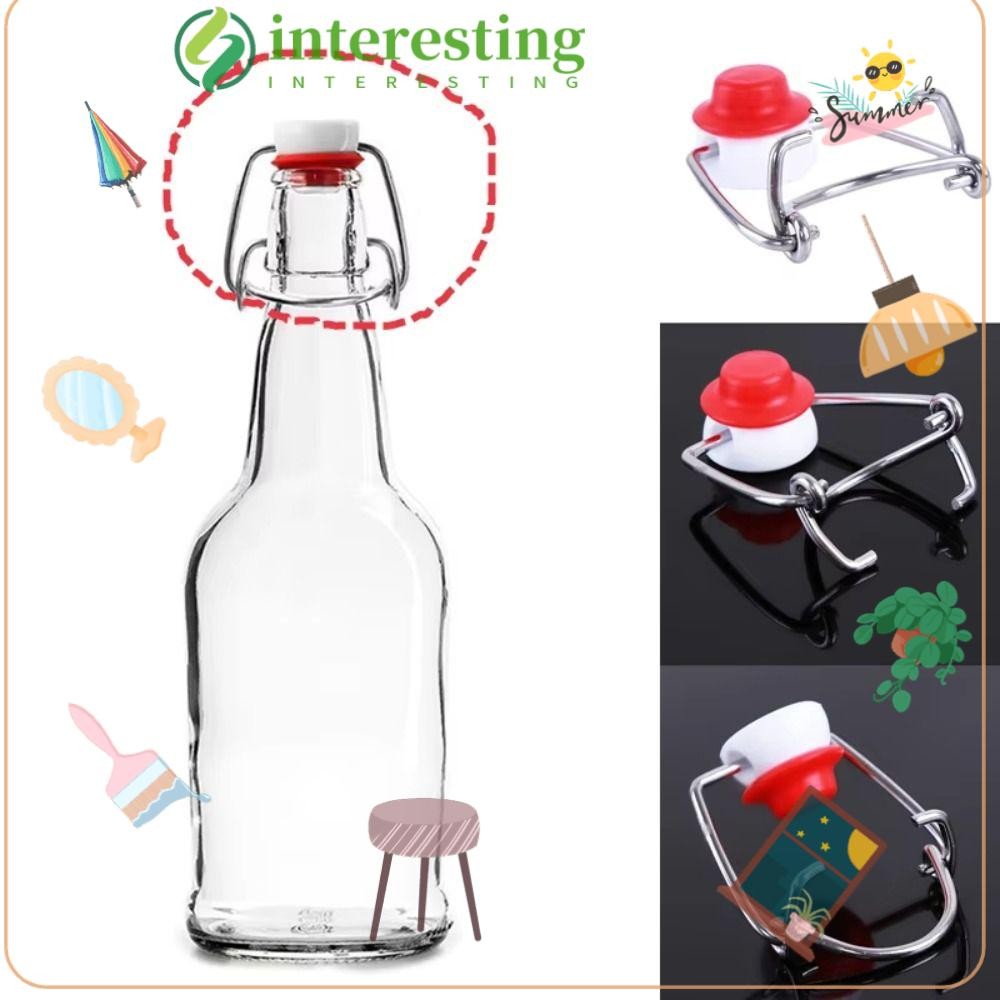 INTERESTING 8Pcs Bottles Cap Flip, Swing Cap Portable Wine Stopper ...