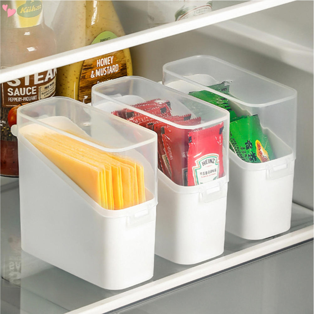 Sliced Cheese Container for Fridge, 1 Pack Cheese Slice Storage ...