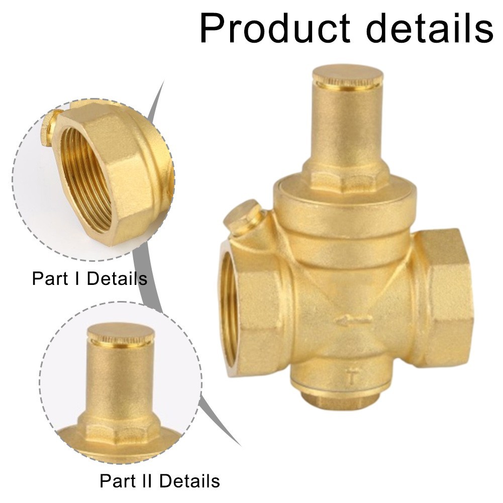 [stock] Adjustable Brass Pressure Relief Valve for Home Water & Hot ...