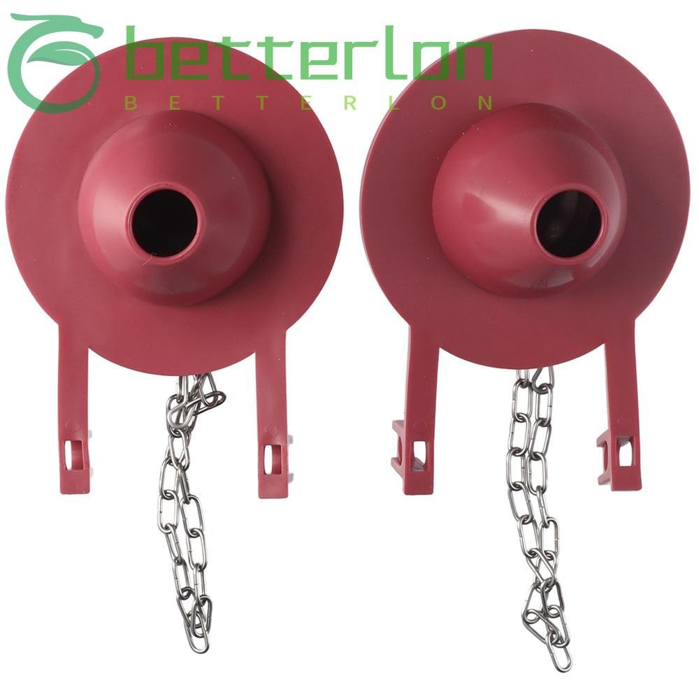 BETTER-LONTIME 2pcs Toilet Flapper Replacement Kit, Stainless Steel ...