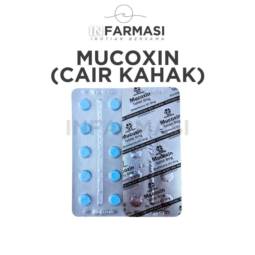 Mucoxin Bromhexine 8mg Tablet 10's (Strip) - Ubat Batuk Cairkan Kahak ...