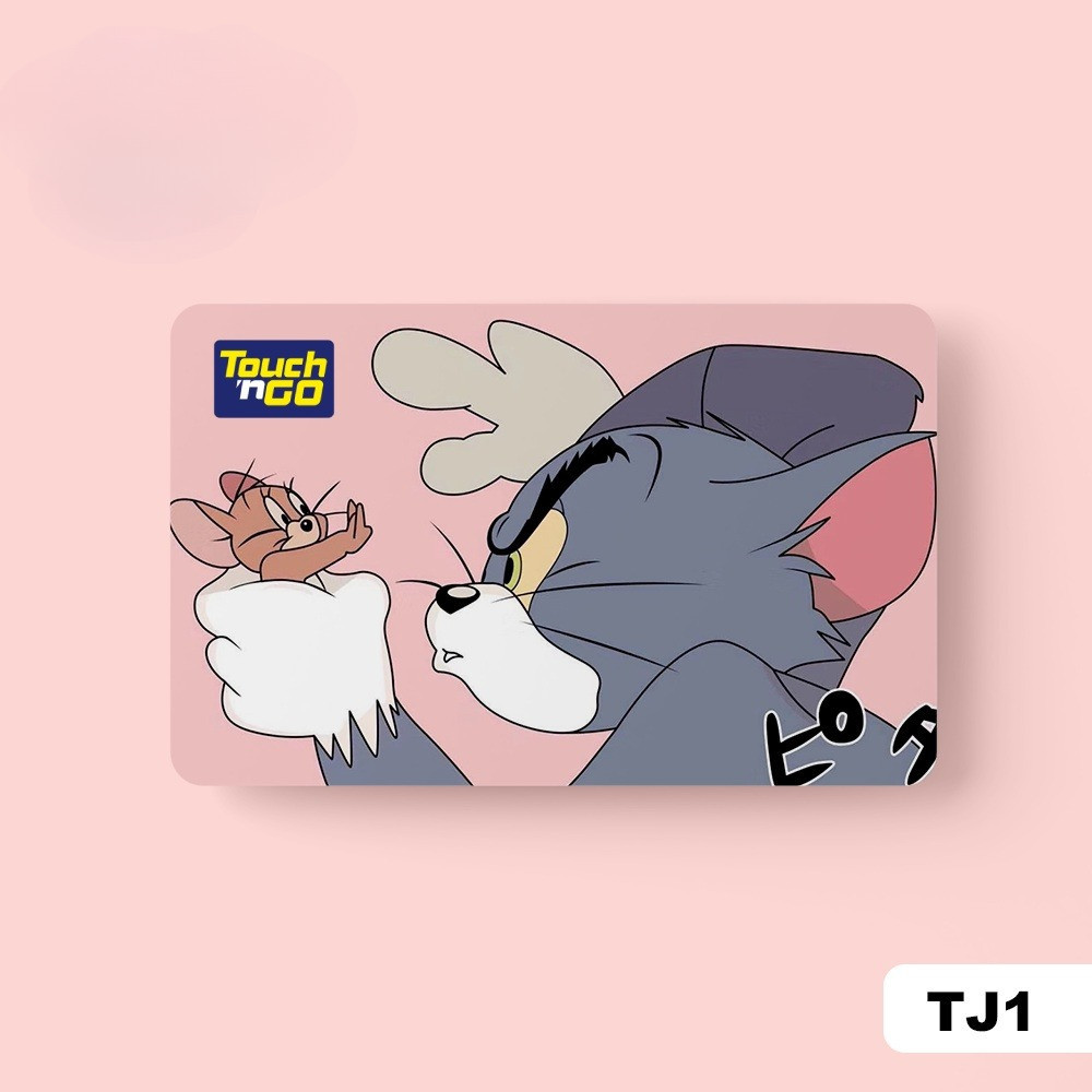 Tom And Jerry ( SERIES 1 ) - Touch n Go Card Sticker Cover (Waterproof ...