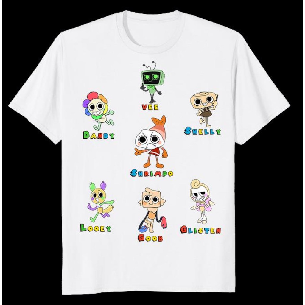GC1 Dandys World Astro Bobette Boxten Brightney Chester T-shirt anime ...