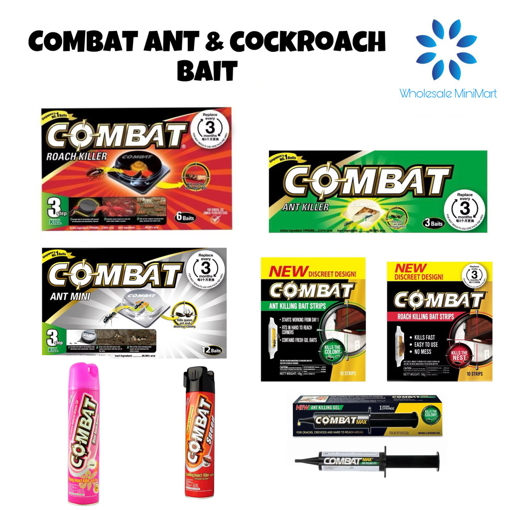 Combat Ant Killer 3pcs / Ant Mini 12pcs / Roach Killer 6pcs / Ant ...