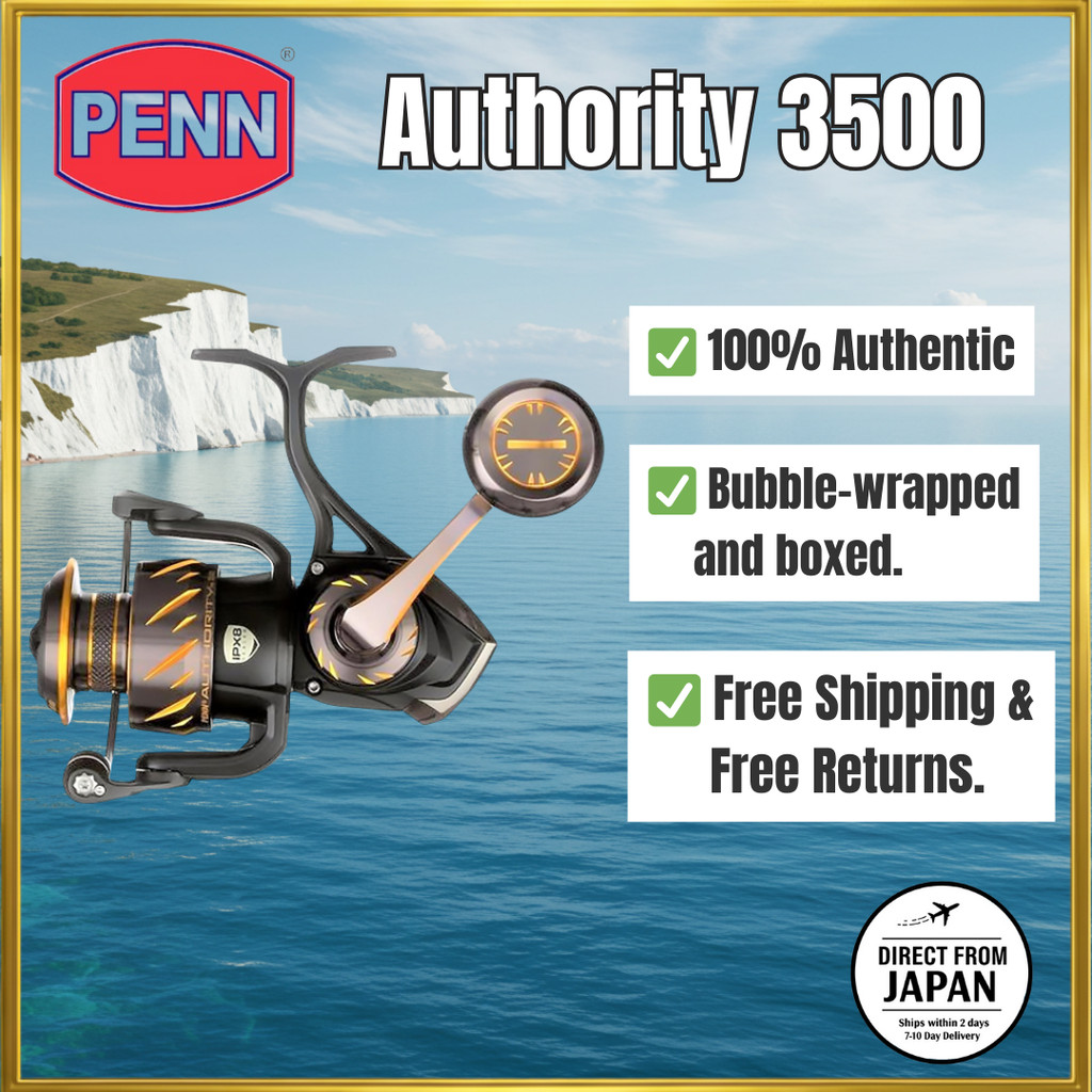 PENN Authority 3500 Spinning Reel Offshore Jigging Reel 2023model ...