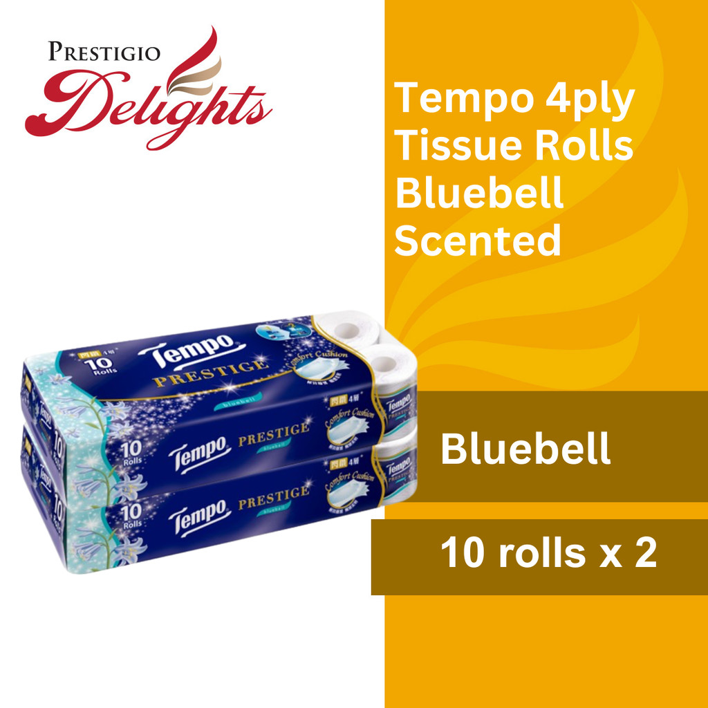 Tempo 4ply Tissue Rolls Bluebell Scented (10 Rolls) | Shopee Malaysia
