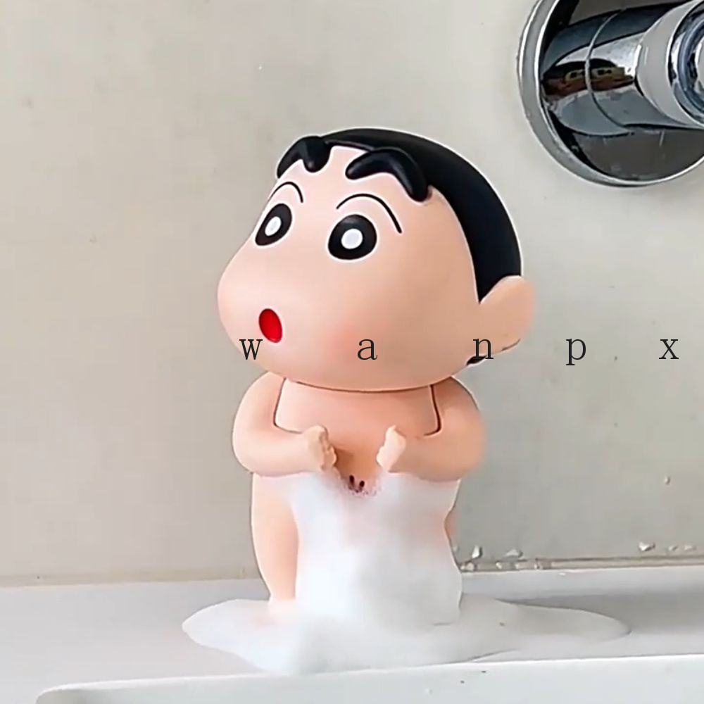 WANPX Crayon Shin-Chan Figures, PVC Doll Elephant Nohara Shinnosuke ...