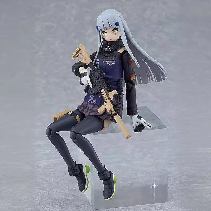 Wolf Anime Girl Frontline figma 573 #HK416 Joint Movable Beautiful Girl ...