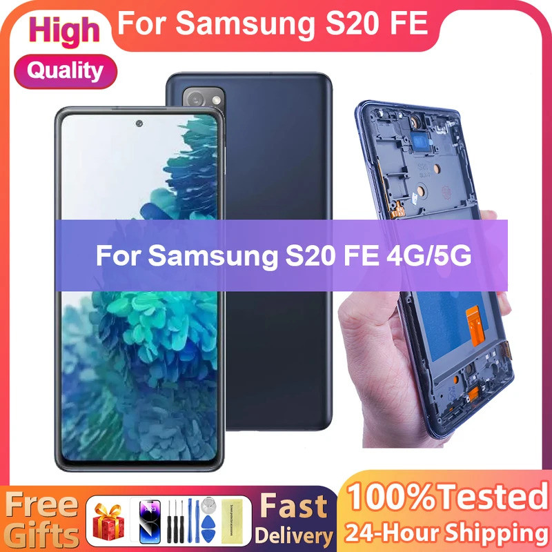 6.43''OLED For Samsung S20 FE LCD Display Touch Screen Digitizer ...