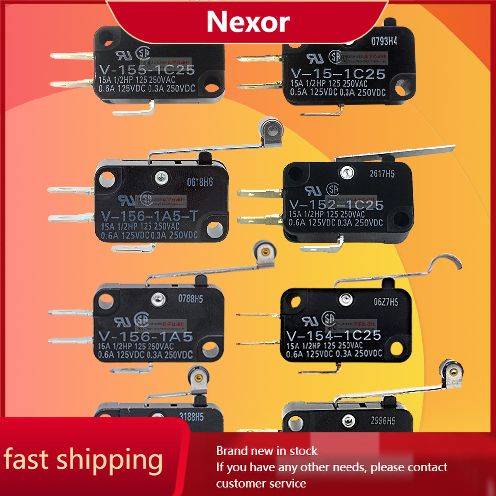 V-15-155-156-151-152-153-154-105-1C25-1A5-T-1B5 Micro Switch OMRON | Shopee Malaysia