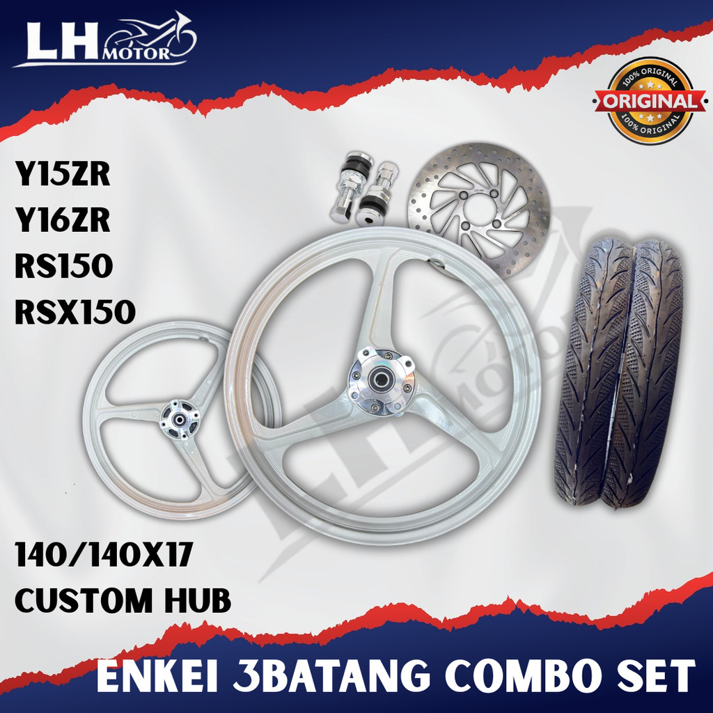 Y16 Y16 ABS Y15 RS150 RSX150 SPORT RIM 3BATANG CUSTOM HUB 160/160X17 ...
