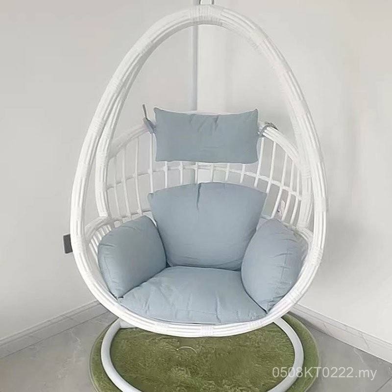 Red Hanging Basket Household Indoor Cradle Hammock Thick Rattan Chair ...